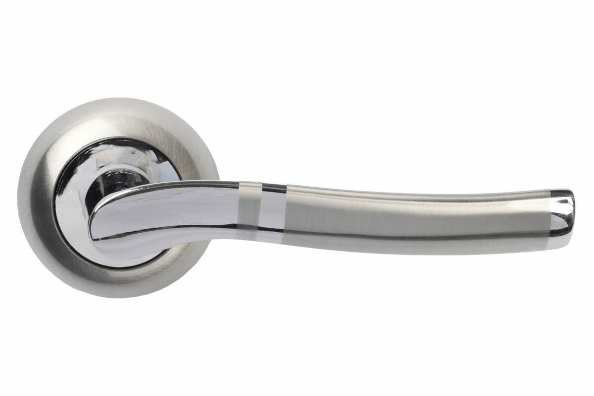 LOID DH-370L SN/CP дверная ручка с кодом 4680275007346 и совместимым крепежом