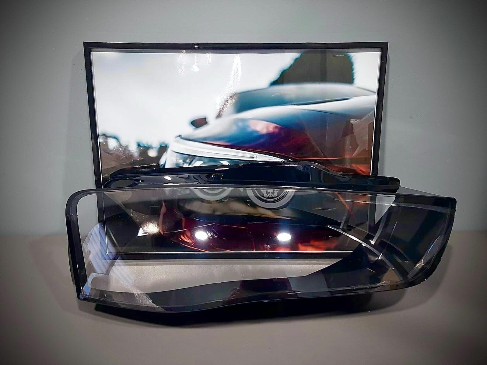 Стекло фары Audi A4 B8 Рестайлинг 2011 - 2015 (правая) стекло на Ауди а4