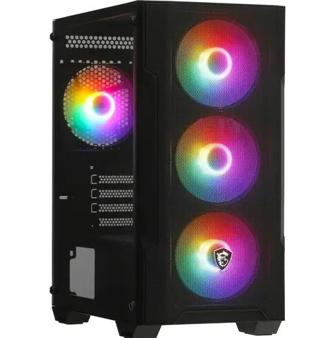 Компьютерный корпус MSI MAG FORGE M100A (306-7G20A21-809) черный - Mini Tower, Micro-ATX, USB 3.2 Gen 1 Type-A