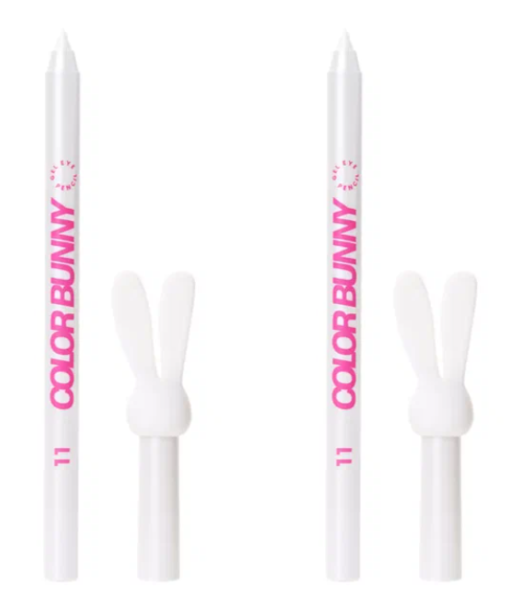 Карандаш гелевый для глаз Love Generation Color Bunny, тон 11 серебристый, 1,3 г, 2 шт