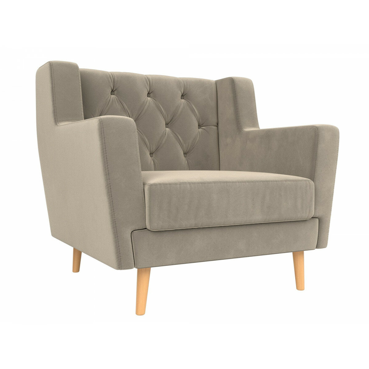 Кресло Брайтон Люкс, Микровельвет, Модель 108897