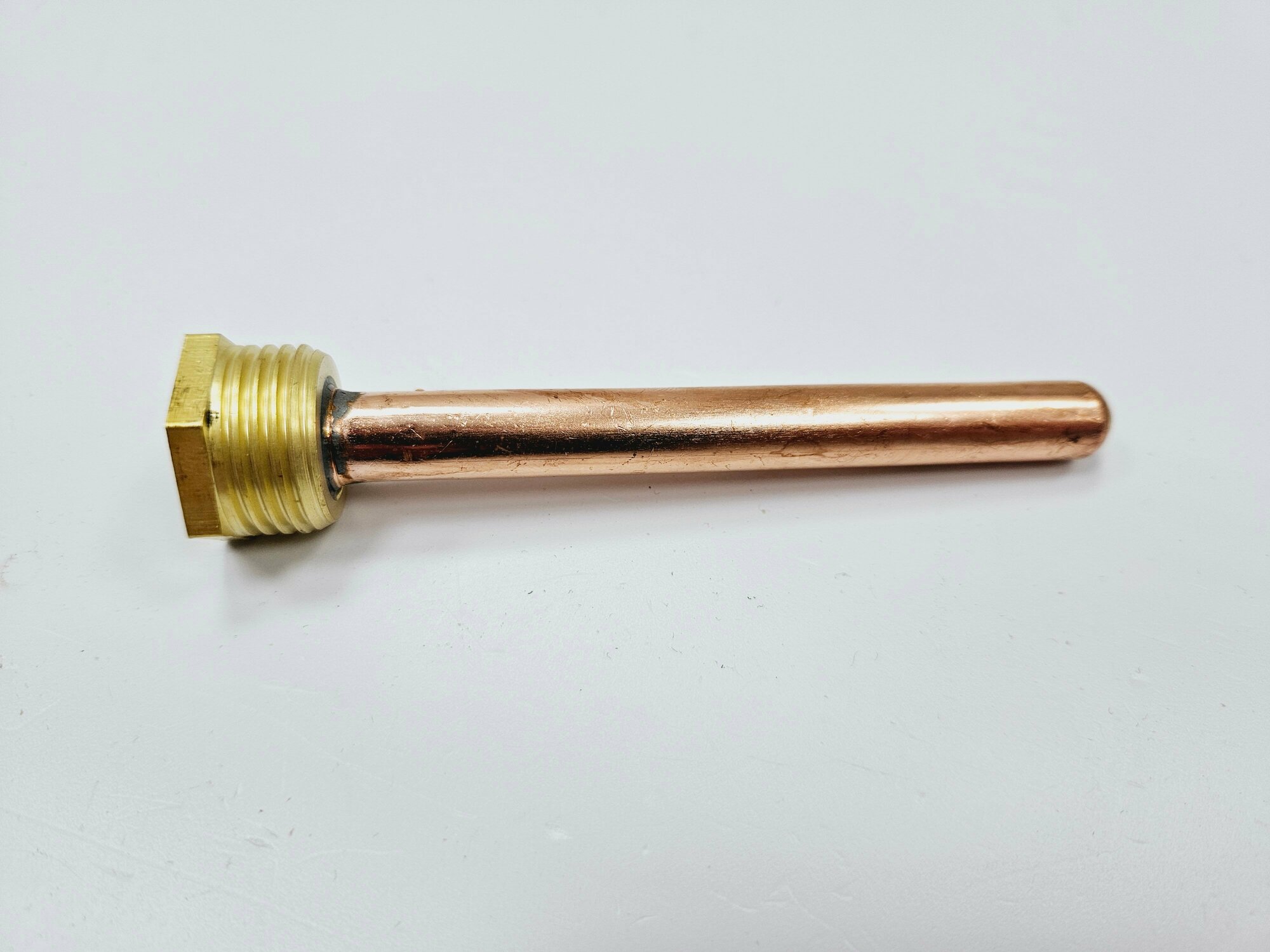 Стакан медный котловой (малый, наружная резьба) 1/2"G