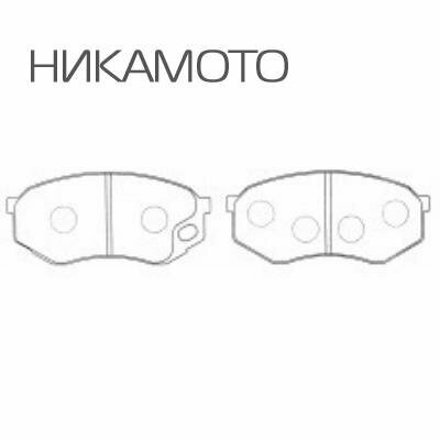 AIKO PF3349 Колодки тормозные MITSUBISHI Canter (1993-2002) передние