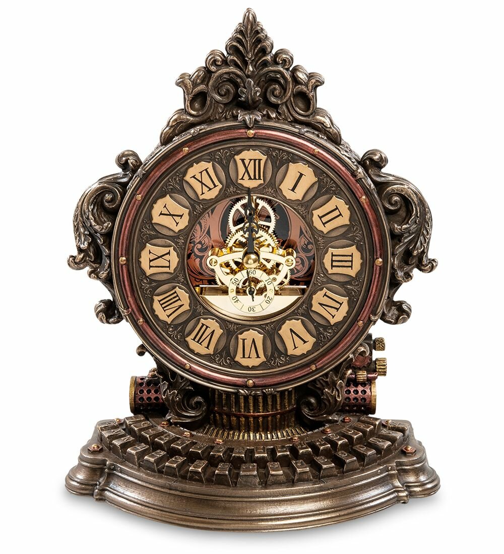 Статуэтка-часы в стиле Стимпанк 'Печатная машинка'