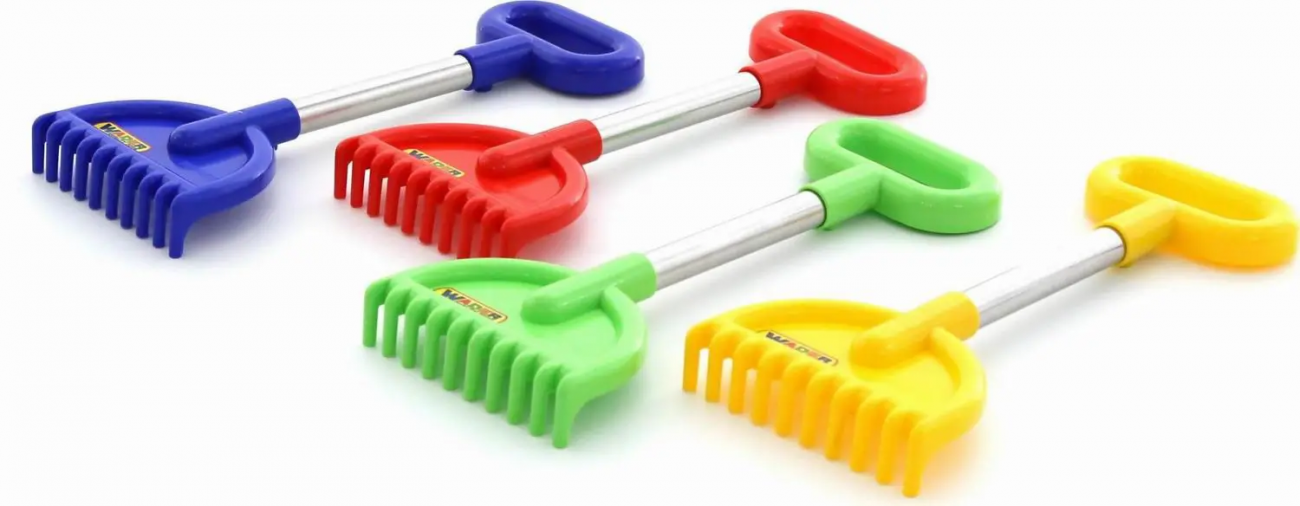 Грабли полесье №20 (алюминиевый черенок с ручкой, длина - 34 см) П-41104