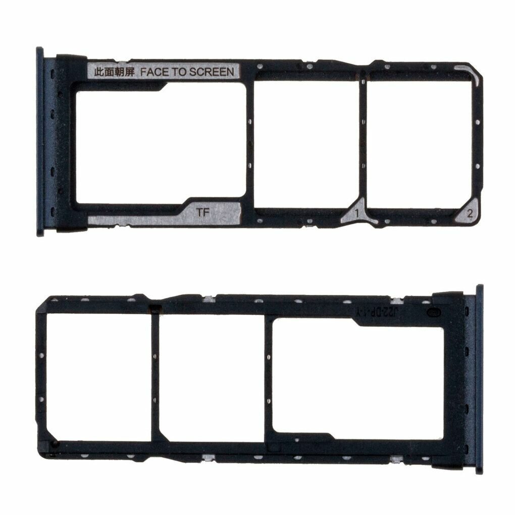 Контейнер SIM для смартфона Xiaomi Redmi Note 9 Черный