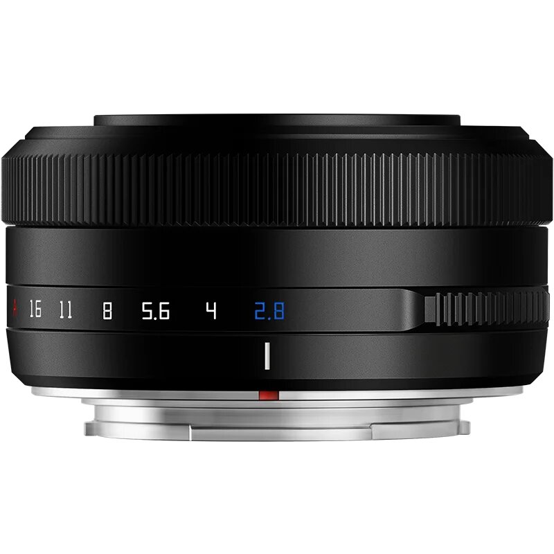 Объектив TTArtisan 27mm F2.8 для камер Fuji X, Fujifilm XF, Sony E, Nikon Черный, Fujifilm XF, black