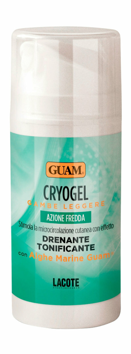 Guam Cryogel Gambe Leggere Azione Fredda Дренажный тонизирующий криогель для ног 100мл