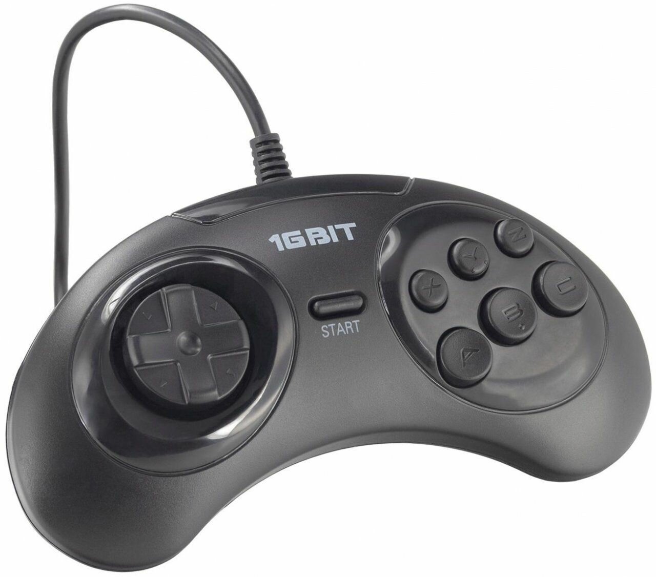 Геймпад проводной с кнопкой Mode Retro Genesis Controller 16 bit