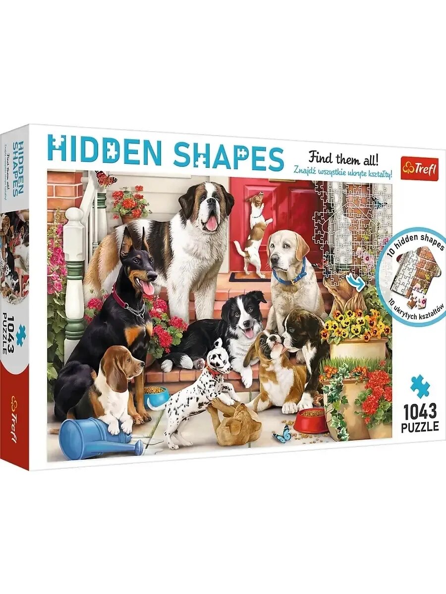 Пазл Собачьи забавы 1043 детали Trefl 10675