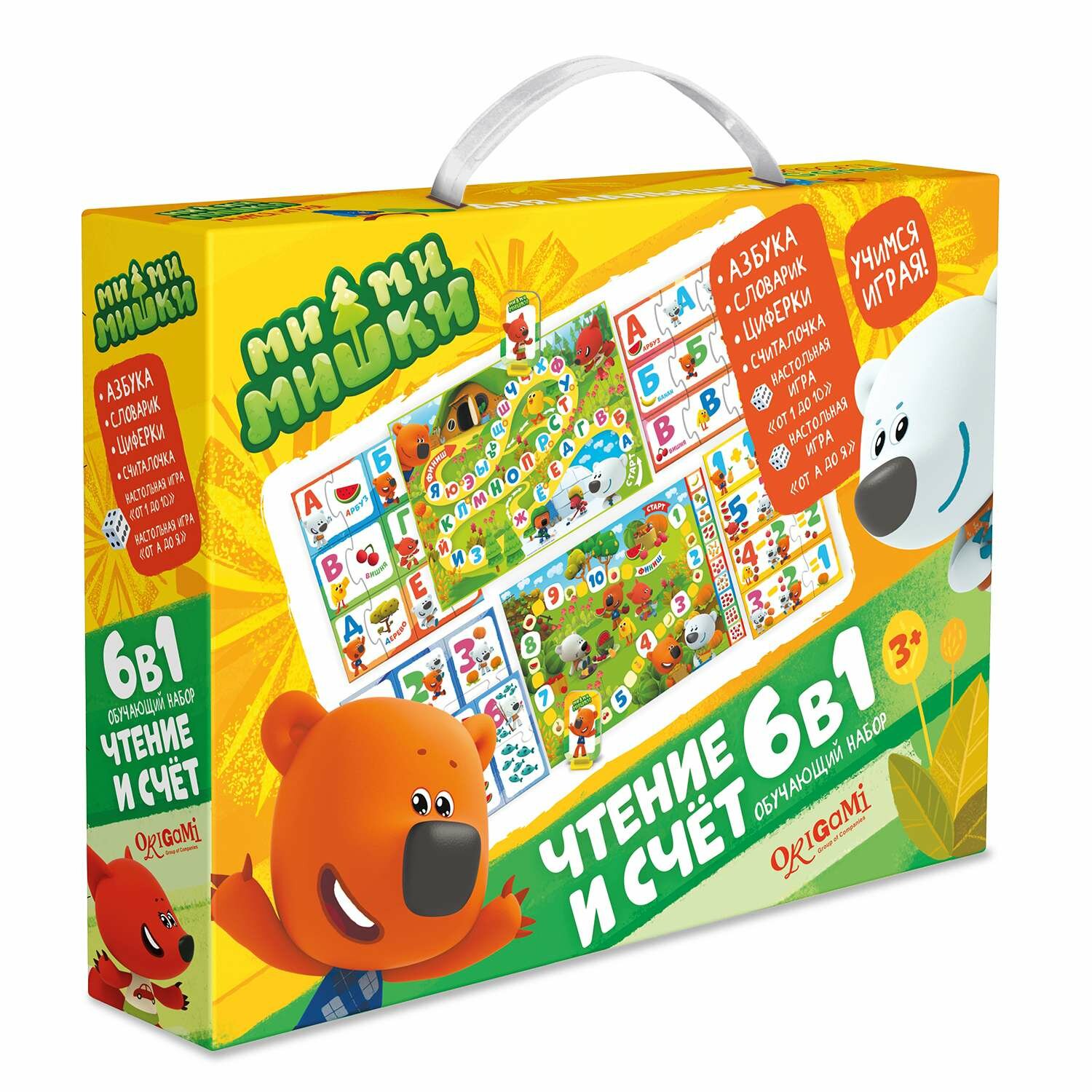 Настольная игра ORIGAMI МиМиМишки Чтение Счет