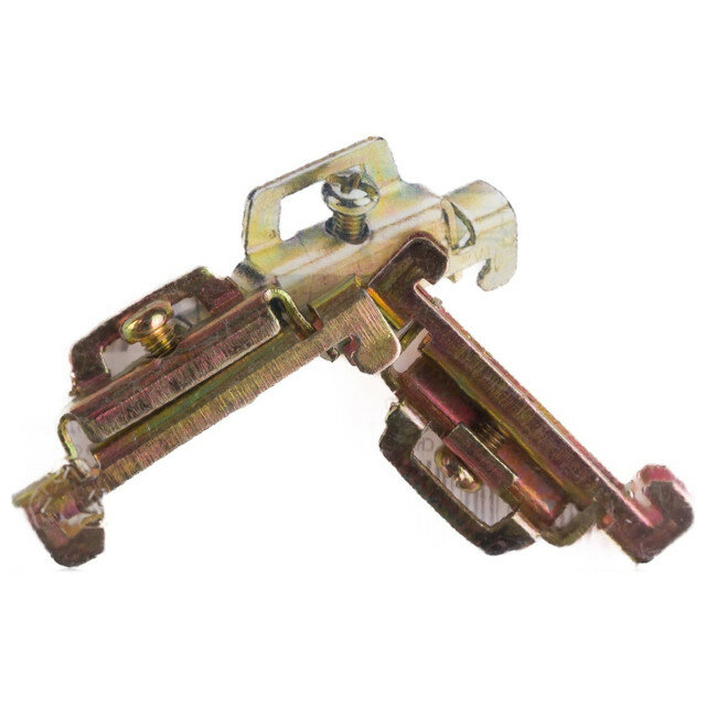 DORI ограничитель на DIN-рейку металл 2 шт комплект для электрощитов и шкафов