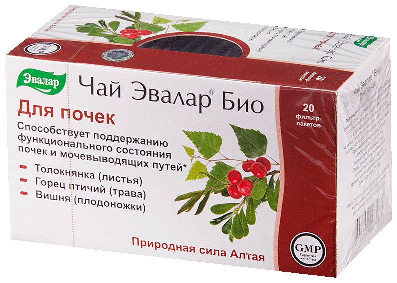 Чай Эвалар "Био Для Почек", БАД, пероральный, фильтр-пакетики, 20 шт, 1 уп.