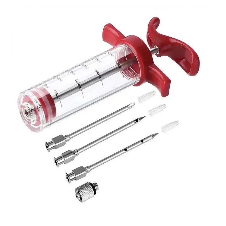 Шприц для маринада из пластика и стали 1Injector 3Needle