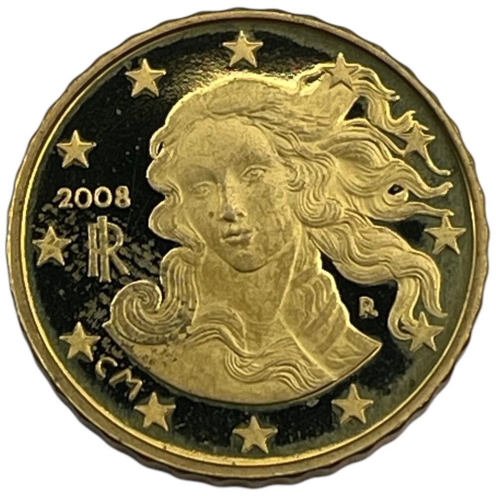 Италия 10 евроцентов 2008 г. (Proof)