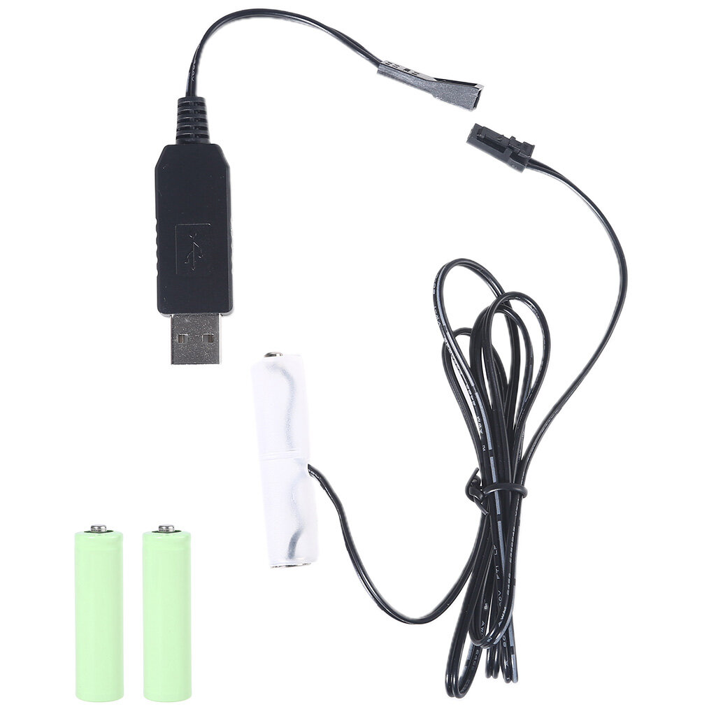 Кабель для отключения питания USB1 от 1 батарейки типа АА-4,5 В