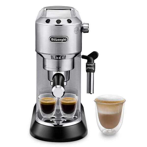 Кофеварка Delonghi EC685. M, рожковая, давление 15 Бар, одновременное приготовление 2 чашек — фото 1