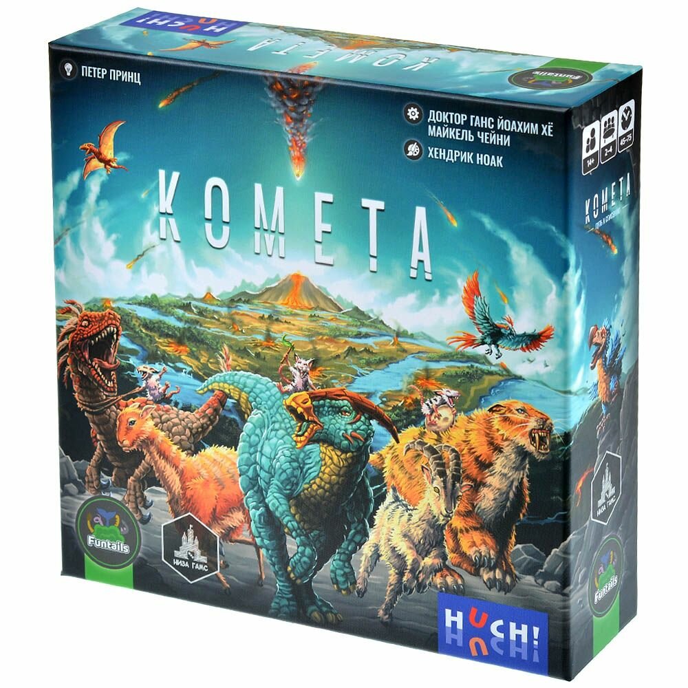 Настольная игра "Комета" издательства "Низа Гамс", семейная стратегия