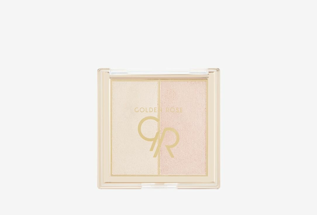 Хайлайтер для лица GOLDEN ROSE So glow! Highlighter duo 3.2 г 101, Starlight