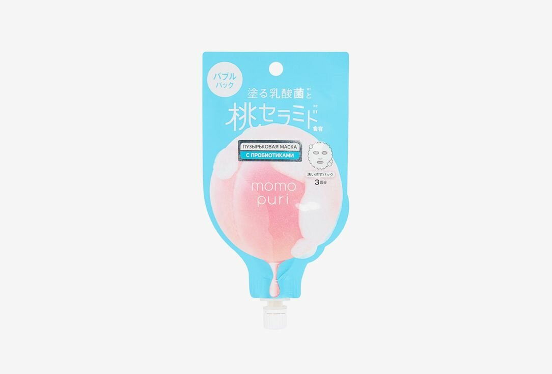 Пузырьковая маска для лица MOMO PURI Увлажнение и Упругость 20 г