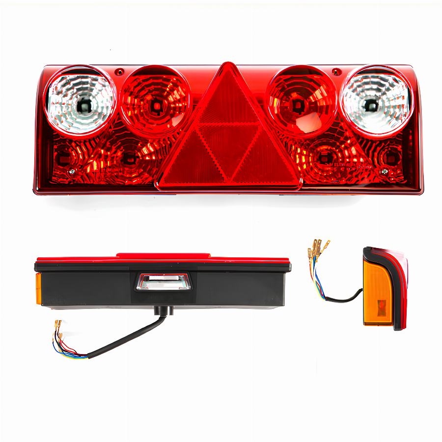 Фонарь задний левый с треугольником Schmitz Cargobull TD0263025L (TangDe)