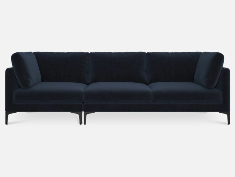 Диван трехместный Кларке C982506L, CF511, black