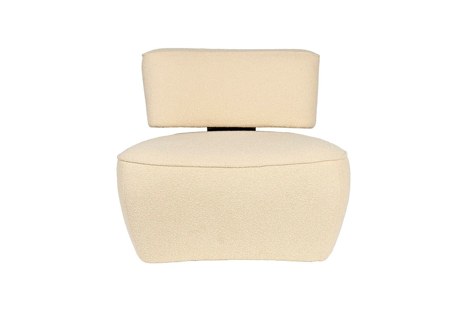 Мебель Garda Decor 58DB-23052 Кресло ткань букле бежевое 85*79*69см арт. 58DB-23052