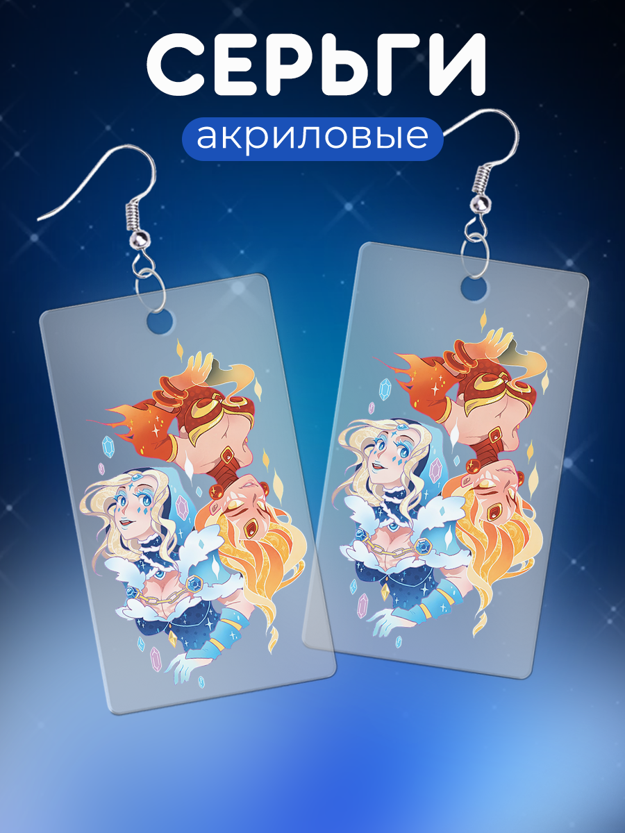 Серьги одиночные