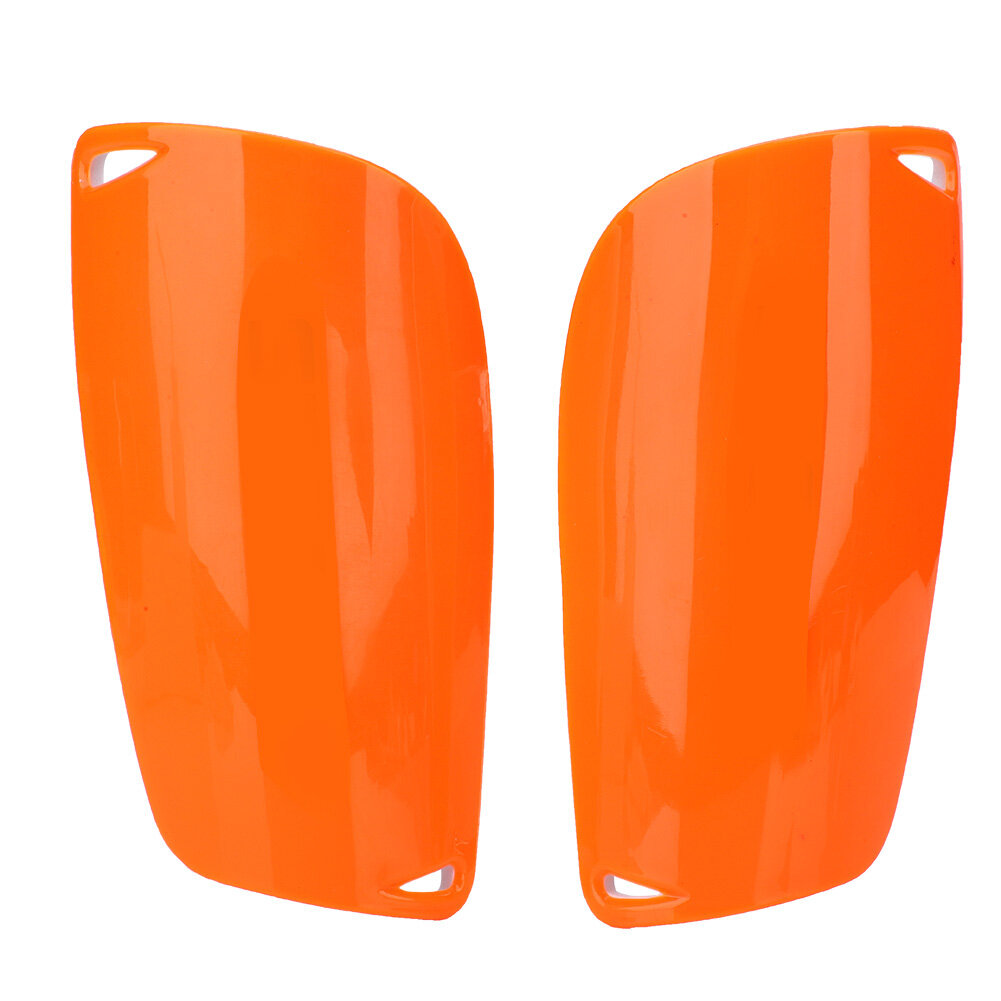 1 Pair Adult Child Football Sports Shinguards Soccer Ball Shin Guards Legs Protector Orange S