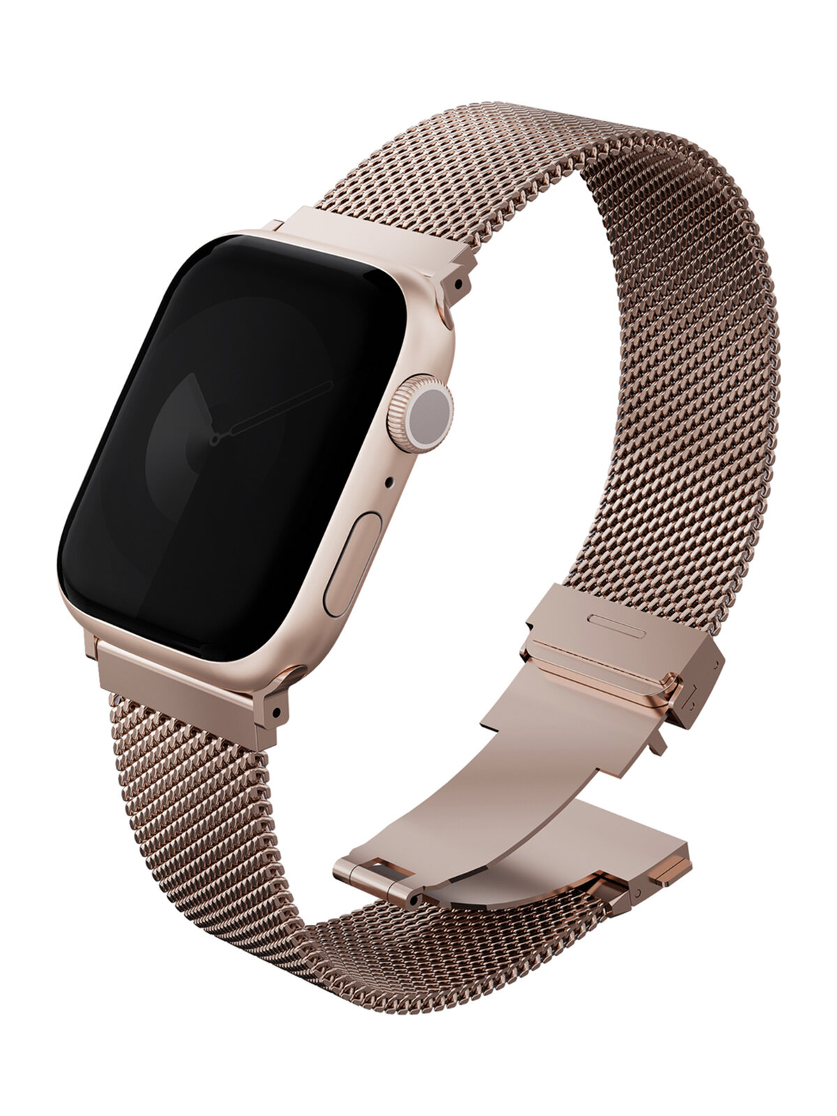 Uniq для Apple Watch 40/41/42 мм ремешок Dante PRO Strap Mesh Steel Metic Rose