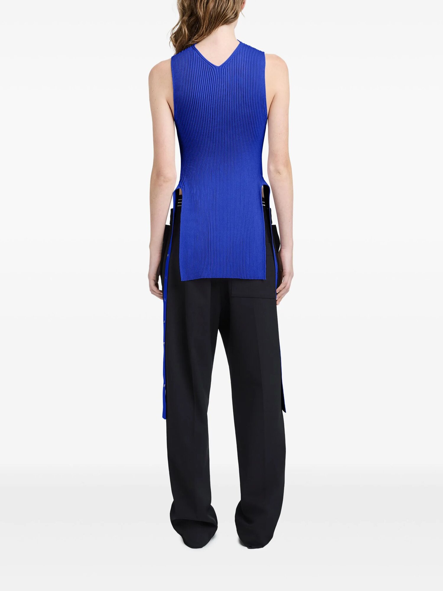 Топ Proenza Schouler White Label Rita, размер XL, синий — фото 1