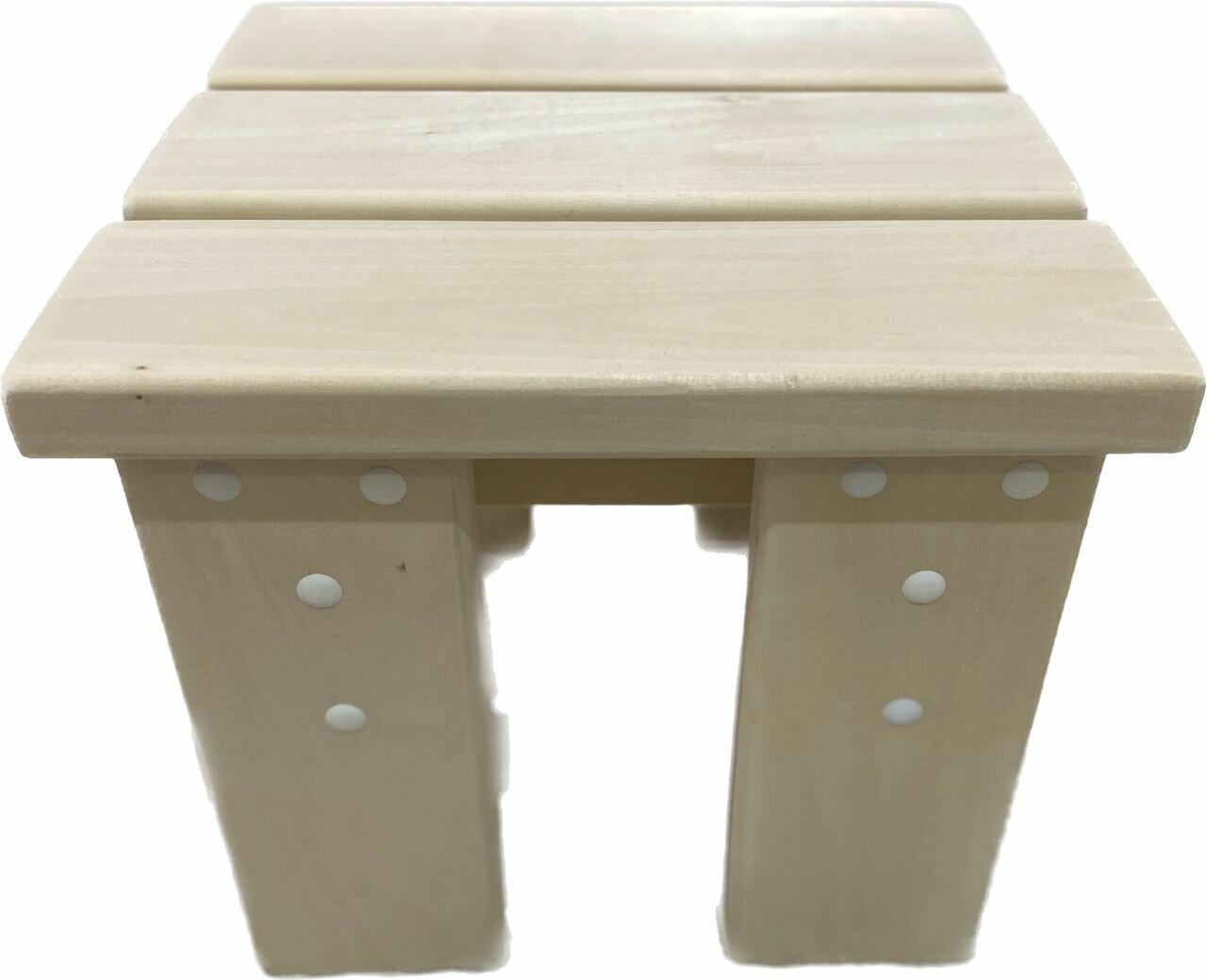 Лавочка для бани и сауны из липы 29*29*25,5см Иванoff