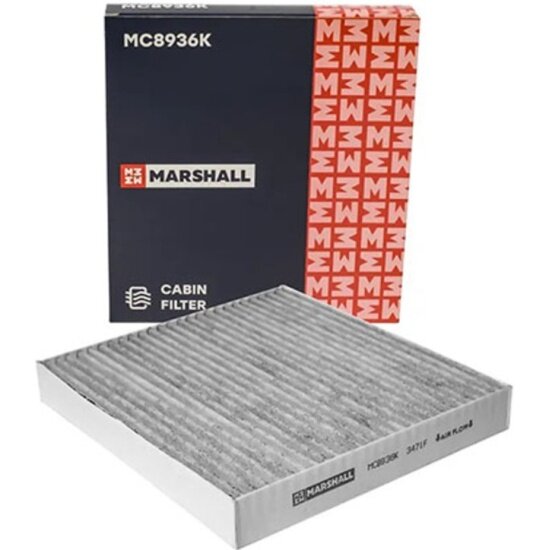 Фильтр салонный угольный Marshall Cars MARSHALL для Hyundai Santa Fe, Tucson, KIA K5, Sorento, MC8936K