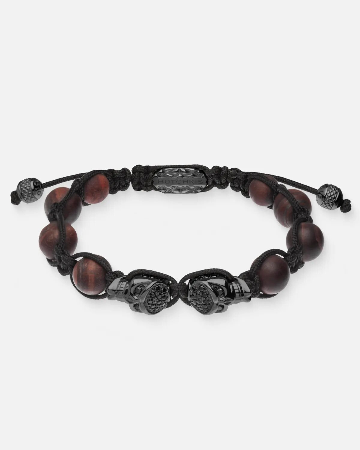 Браслет, серебро, 925 проба, родирование, бычий глаз