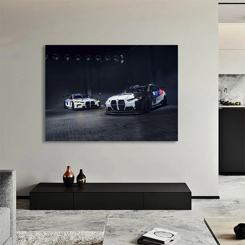Картина БМВ / машина, картины для интерьера / мальчику, 40х60 см,