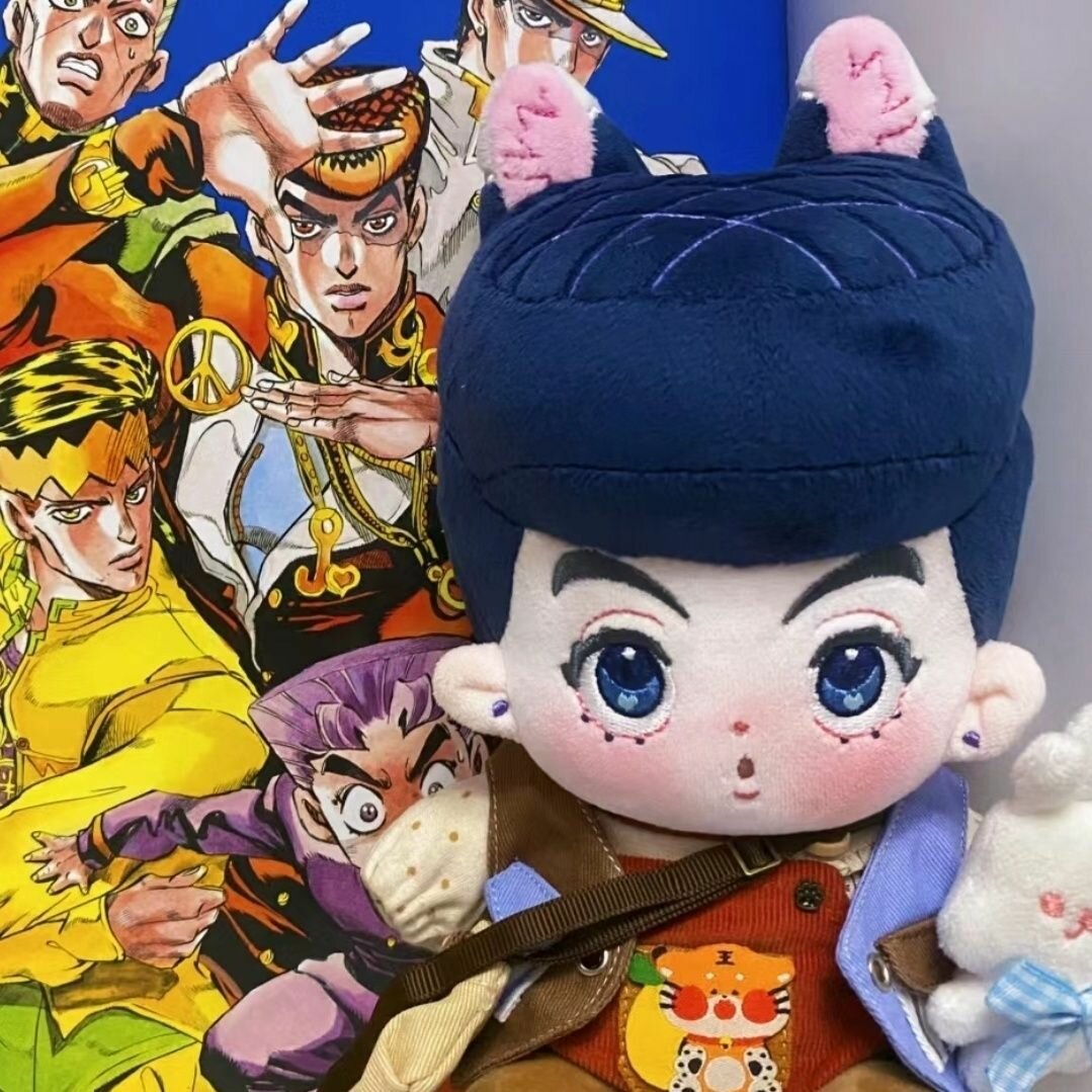 Аниме Мягкие Игрушки Фигурка Невероятные приключения ДжоДжо Джоске Хигашиката / Josuke Higashikata 20CM