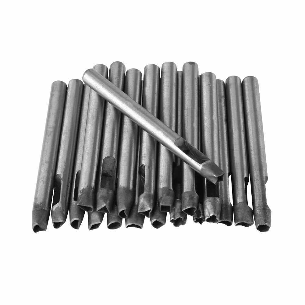 6 мм набор инструментов для пробивания отверстий в коже, 20 шт. пробойник для цветов из углеродистой стали для кошелька, украшения ремня, поделок своими руками