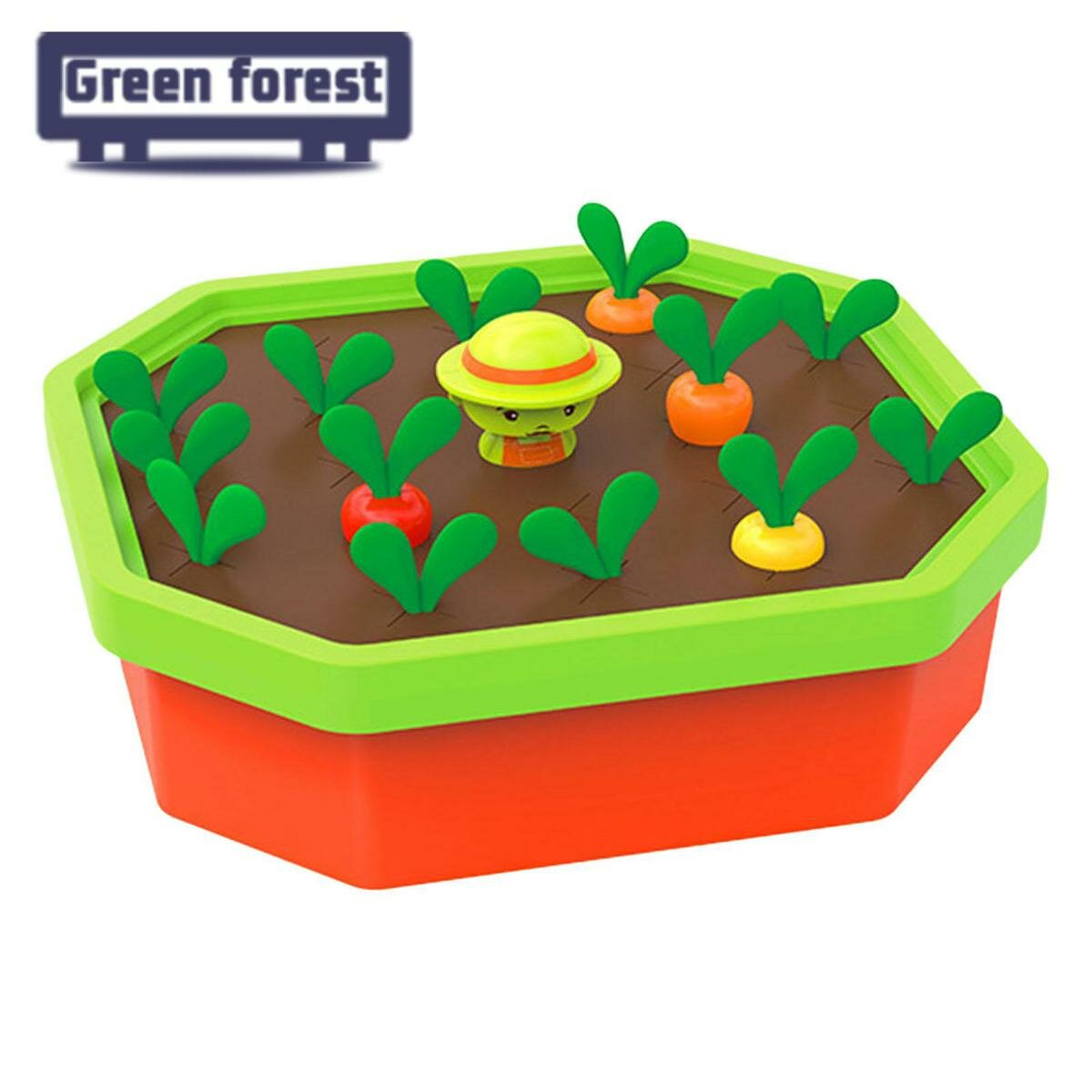 Зеленый лес Развивающая игрушка Мелкая моторика Вытягивание редиски Детская игрушка