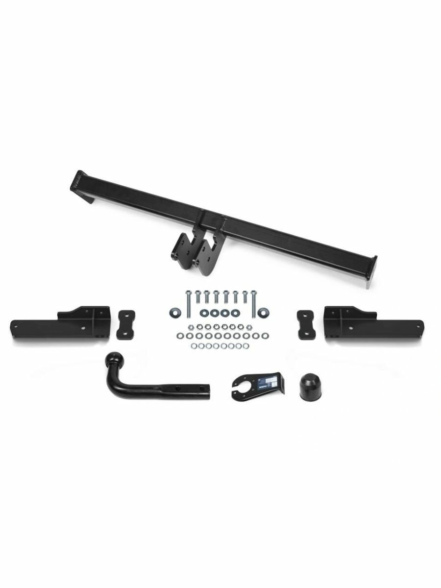 Автомобильный буксирный фаркоп для тюнинга легковых машин Chery Tiggo 4 c 2019 г. в, Chery Tiggo 4 Pro с 2022 г. в. cо съемным шаром