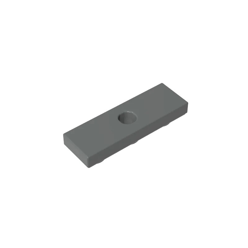 Gobricks 10 шт. 35459 Кирпичи Плитка Специальные 1 x 3 детали перевернутые с центральным отверстием Совместимый MOC Строительный блок для взрослых и детей DIY