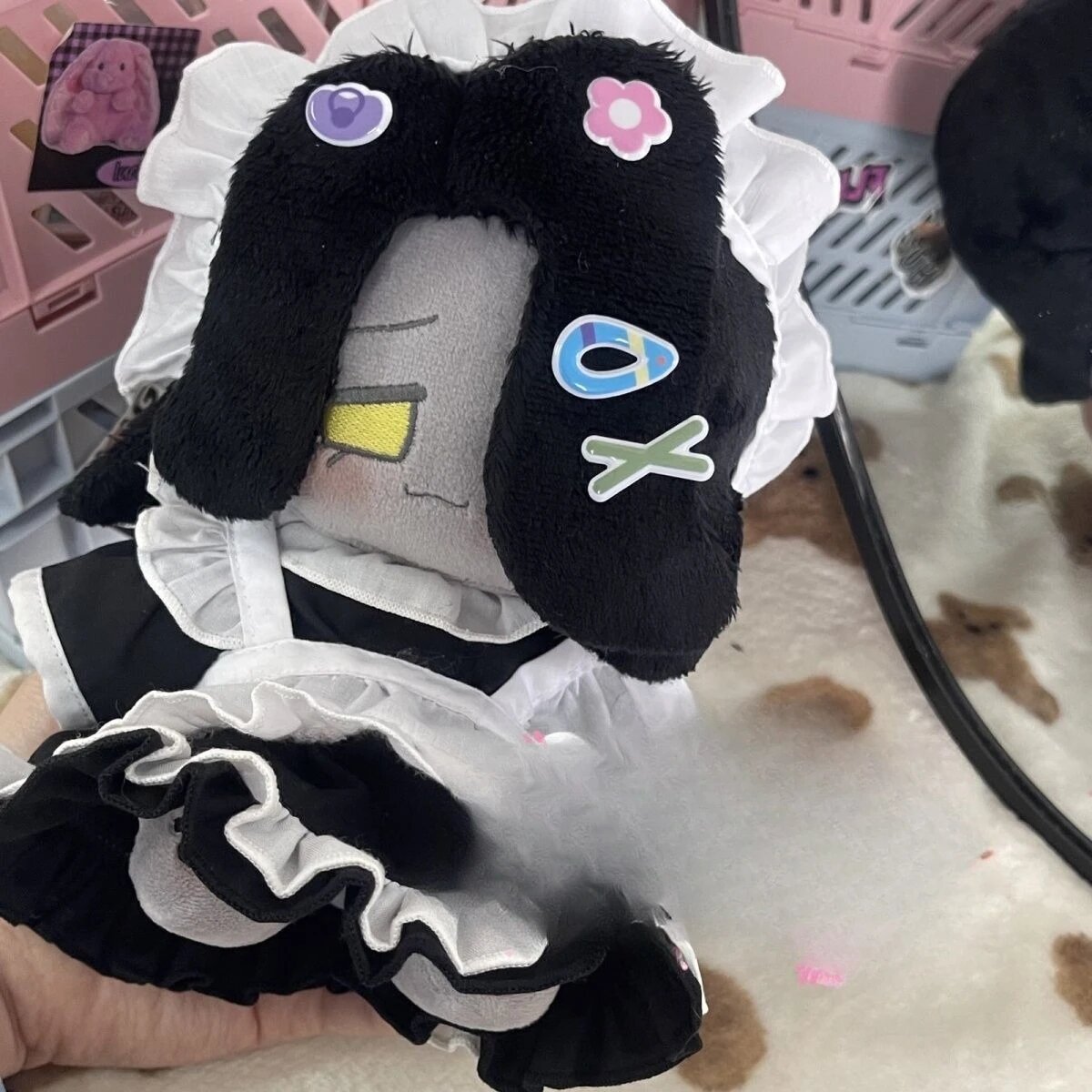 Плюшевая кукла Kawaii 20 см Doll With Clothes 2, С каркасом