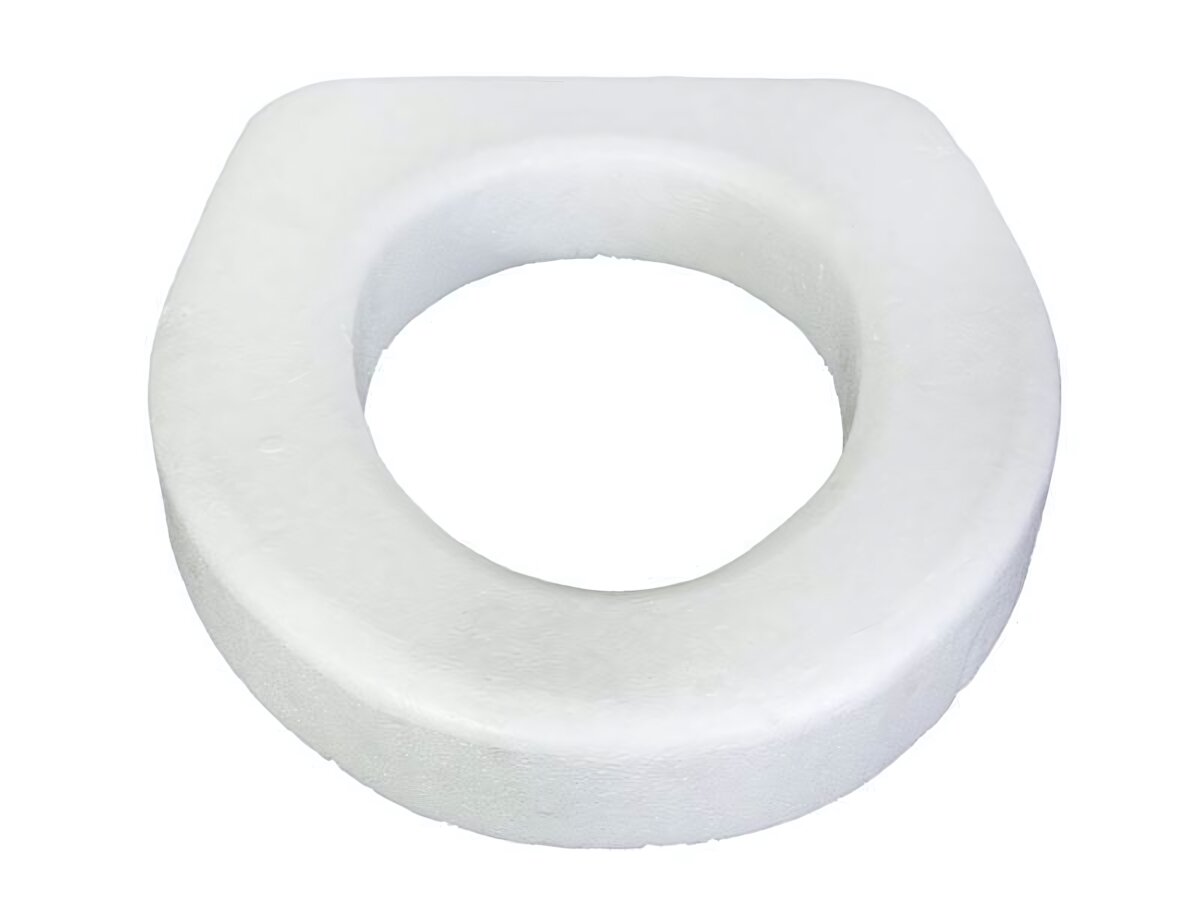 Сиденье для унитаза пенопласт 38*43,5*6см, легкое и комфортное, цвета в ассортименте
