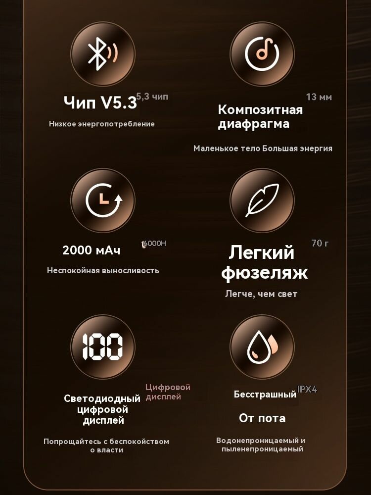 Беспроводные наушники Bluetooth для наружной шеи Спорт Кнопка управления с разъемом, срок службы батареи длинный