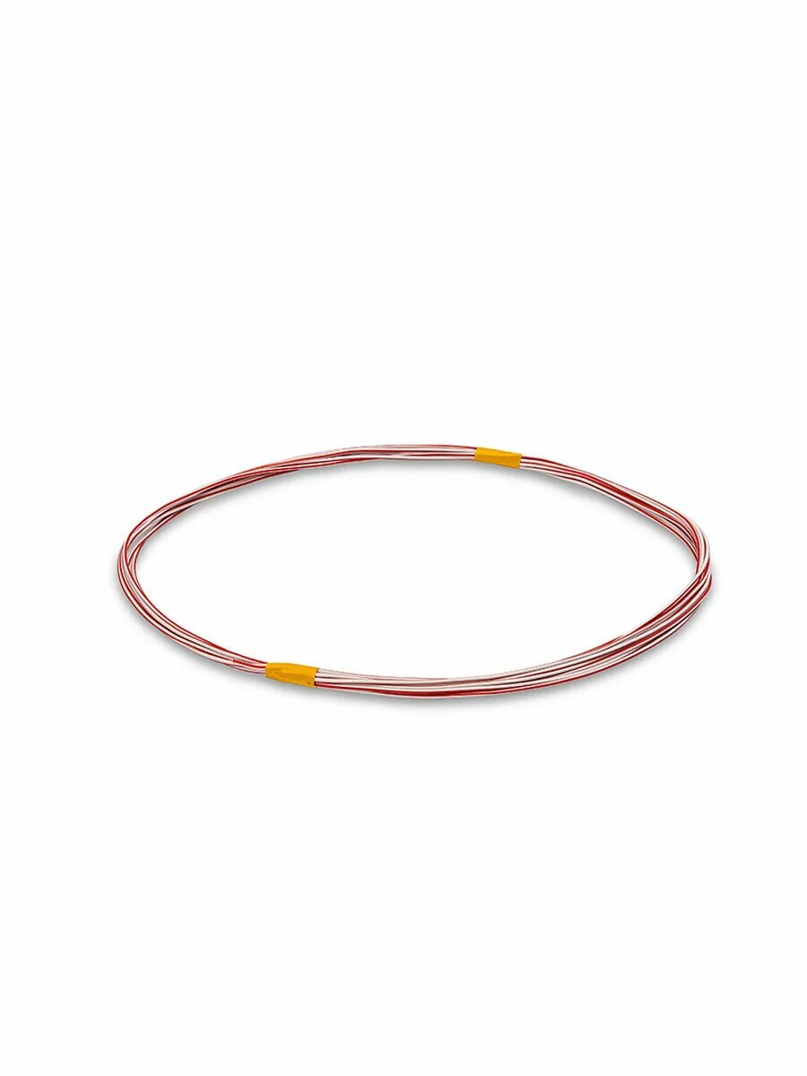 Провод пвам 1,0 кв. мм цвет бело-красный, длина 5м. Новое