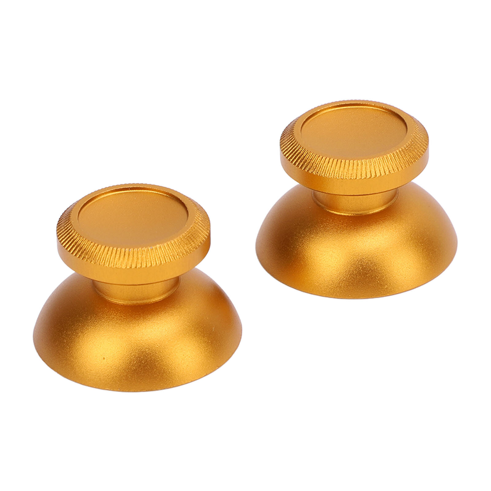 2pcs thfmstick Caps Алюминиевый сплав большой палец палец джойстик GRIPS Заменяющие аксессуары для контроллера игровой консоли желтый