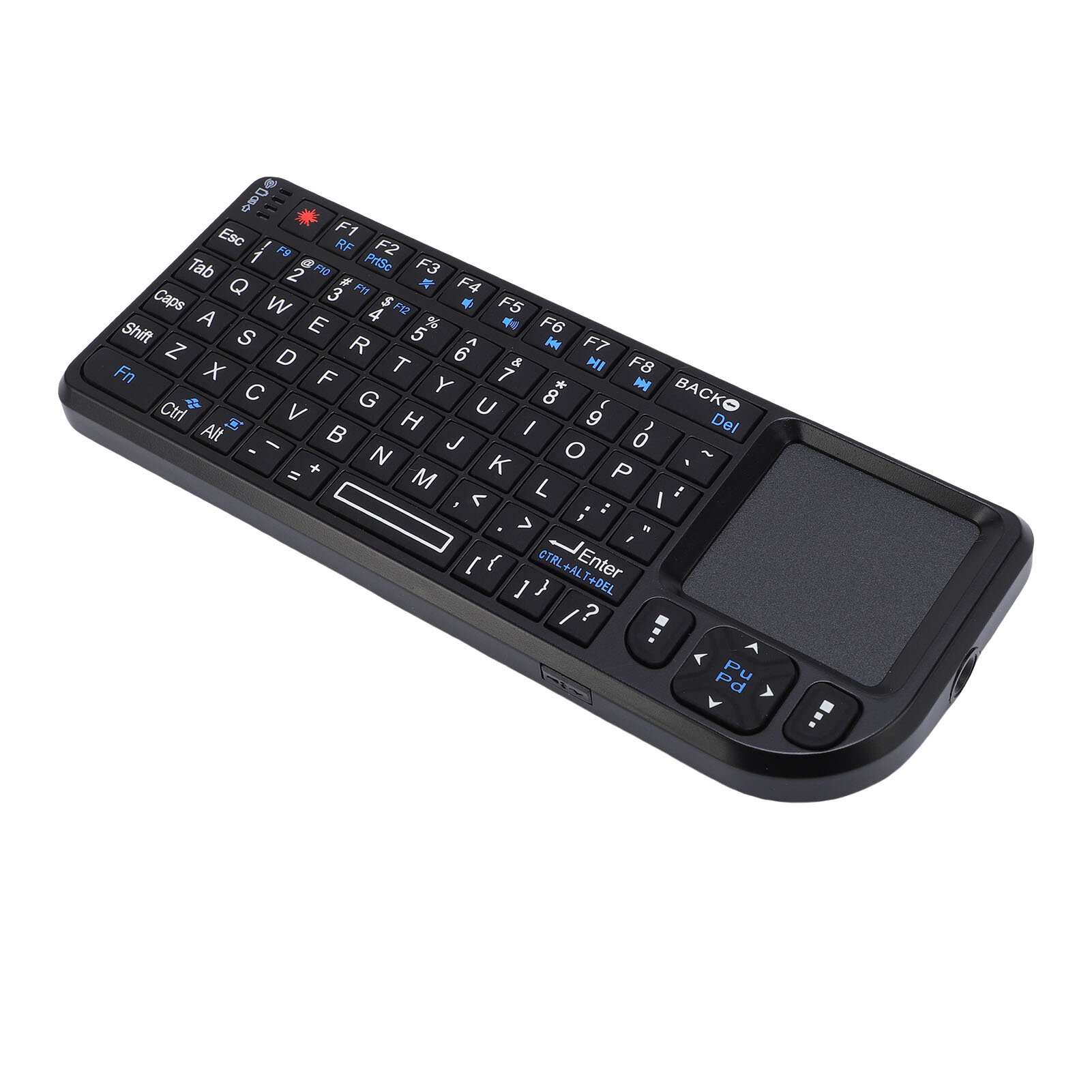 Touchpad Keyboard Small 2.4GHz Wireless USB Rechargeable Portable Thin Touch Keyboard Backlit 69 key 10m 32.8ft Li ion battery 400mAh ABS TYPE C 3.3V 80mA 1mA PC PS Android Linux