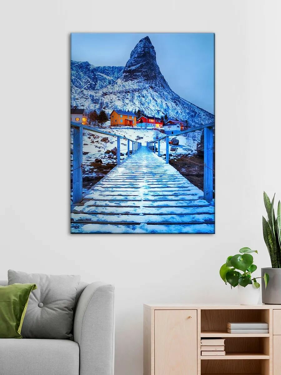 Картина на стену "Зимний пейзаж", 50х70 см