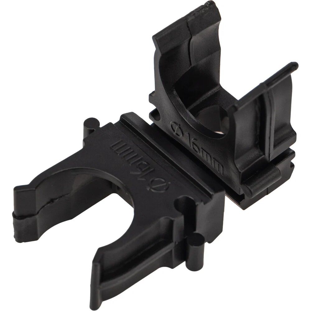 Крепеж-клипса для трубы REXANT d 16 мм, 100 шт. 28-0116-3, пластик