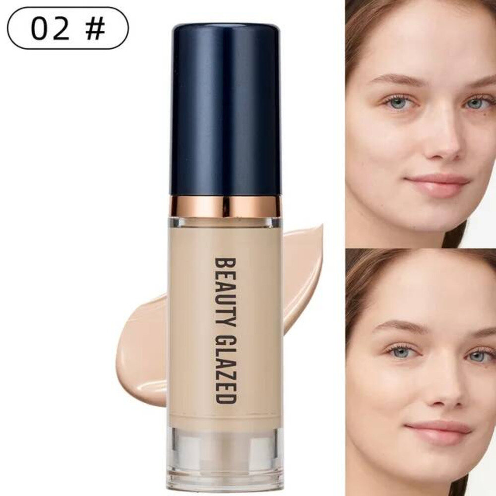 Beauty Glazed 6-цветный жидкий тональный консилер — плотное покрытие, стойкий, водостойкий, естественный эффект