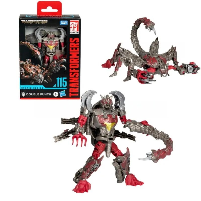 Трансформеры Hasbro Игрушка Transformers Studio Series Deluxe Class Transformers: Rise Of The Beasts SS115 Double Punch 11.5cm